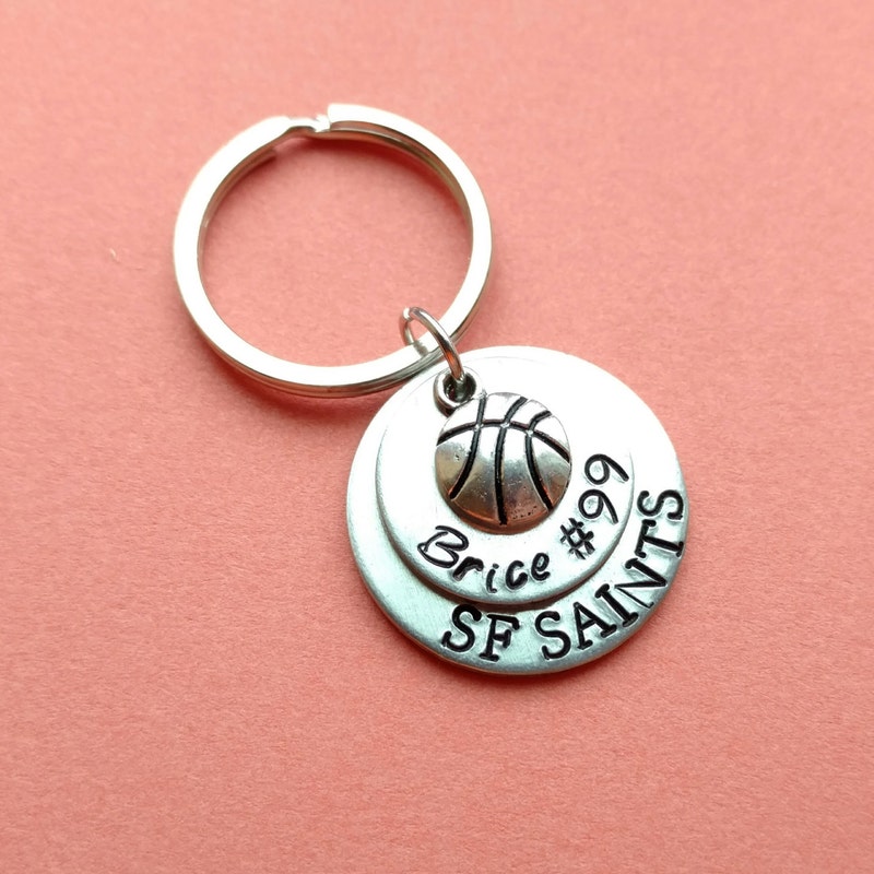 Basketball Keychain - Etsy