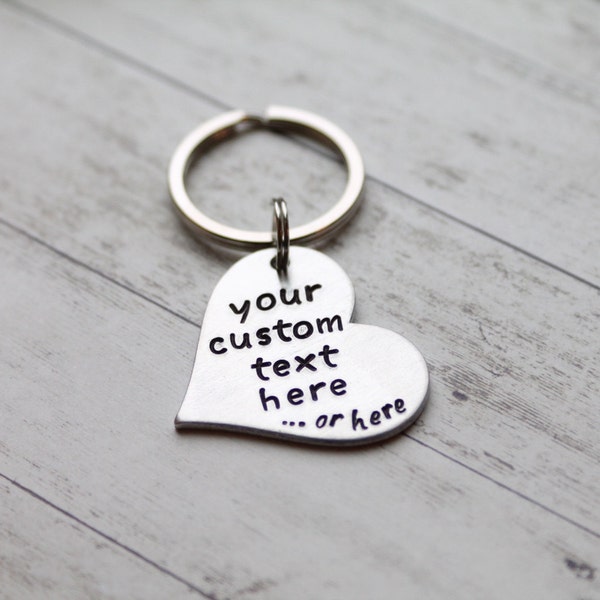 Heart Keychain - Etsy