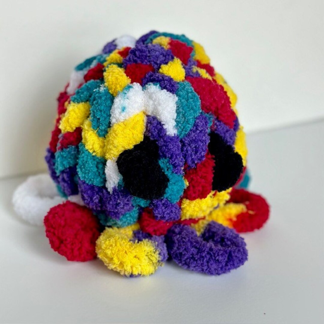 Octopus Plushie, Cute Octopus, Octopus Stuffed Animal, Hand Knit ...