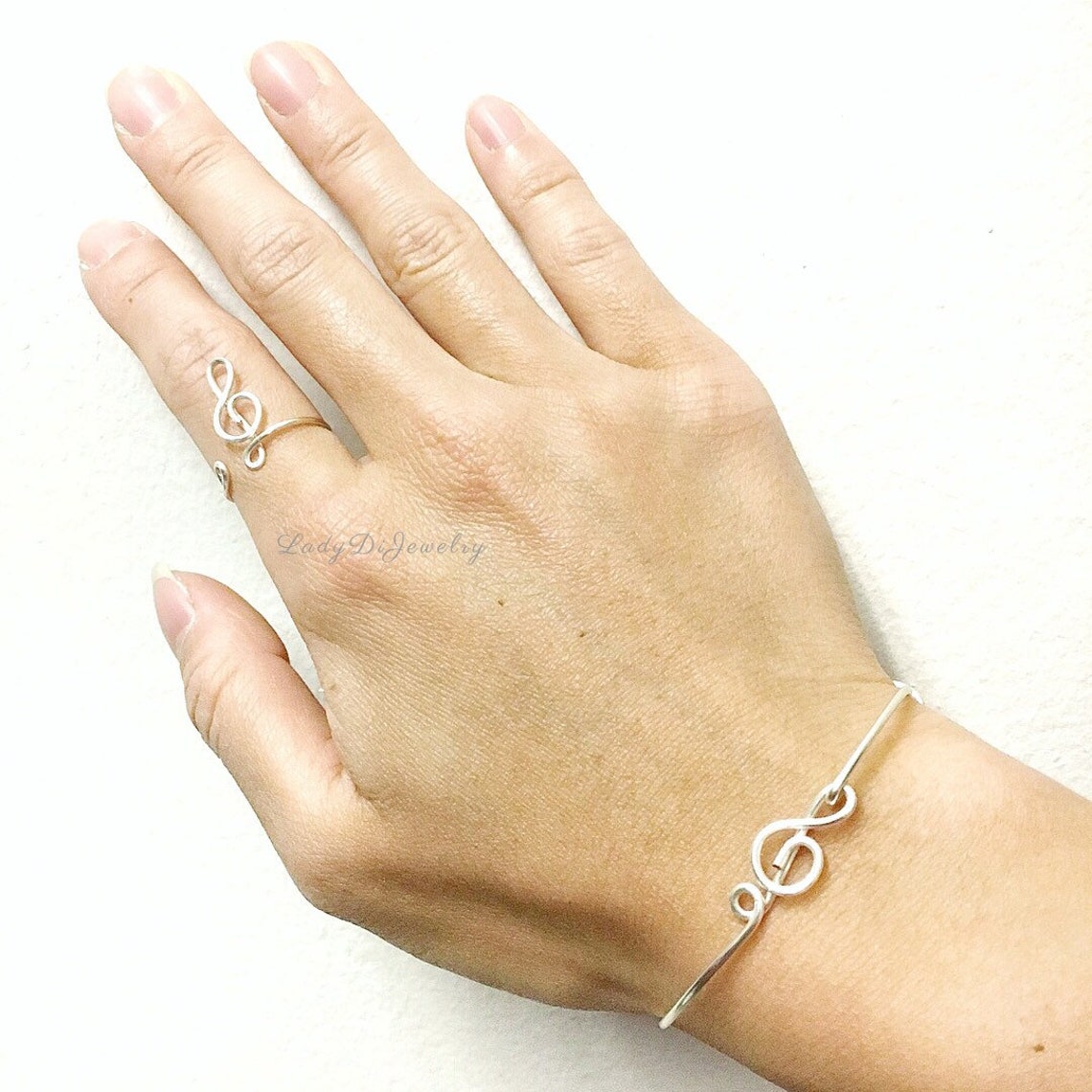 Treble Clef Ring Music Symbol Ring -14K Gold /rose Gold-filled ...