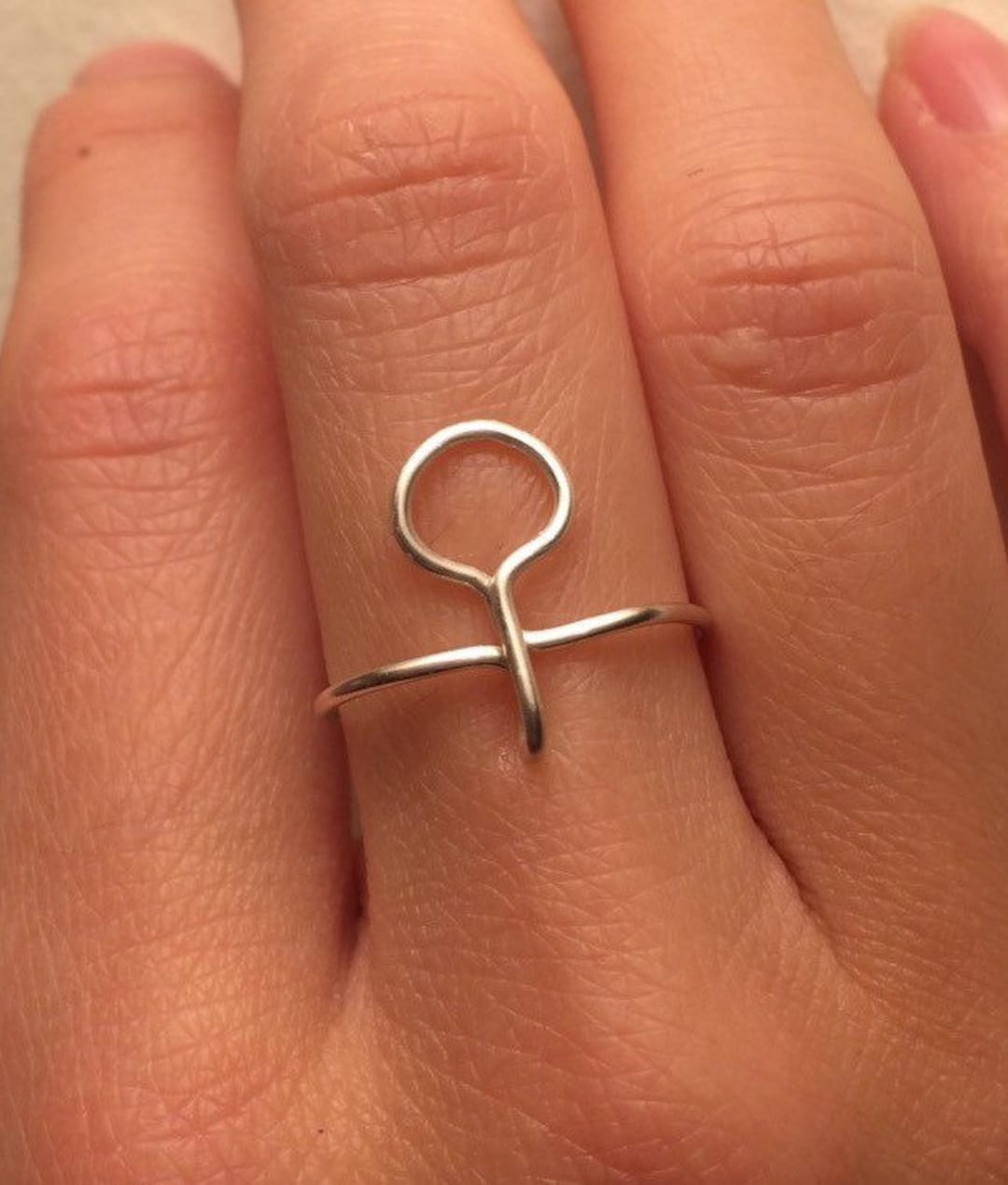 Girl Symbol Ring -gift Venus Symbol -female Sign -women Empowerment ...