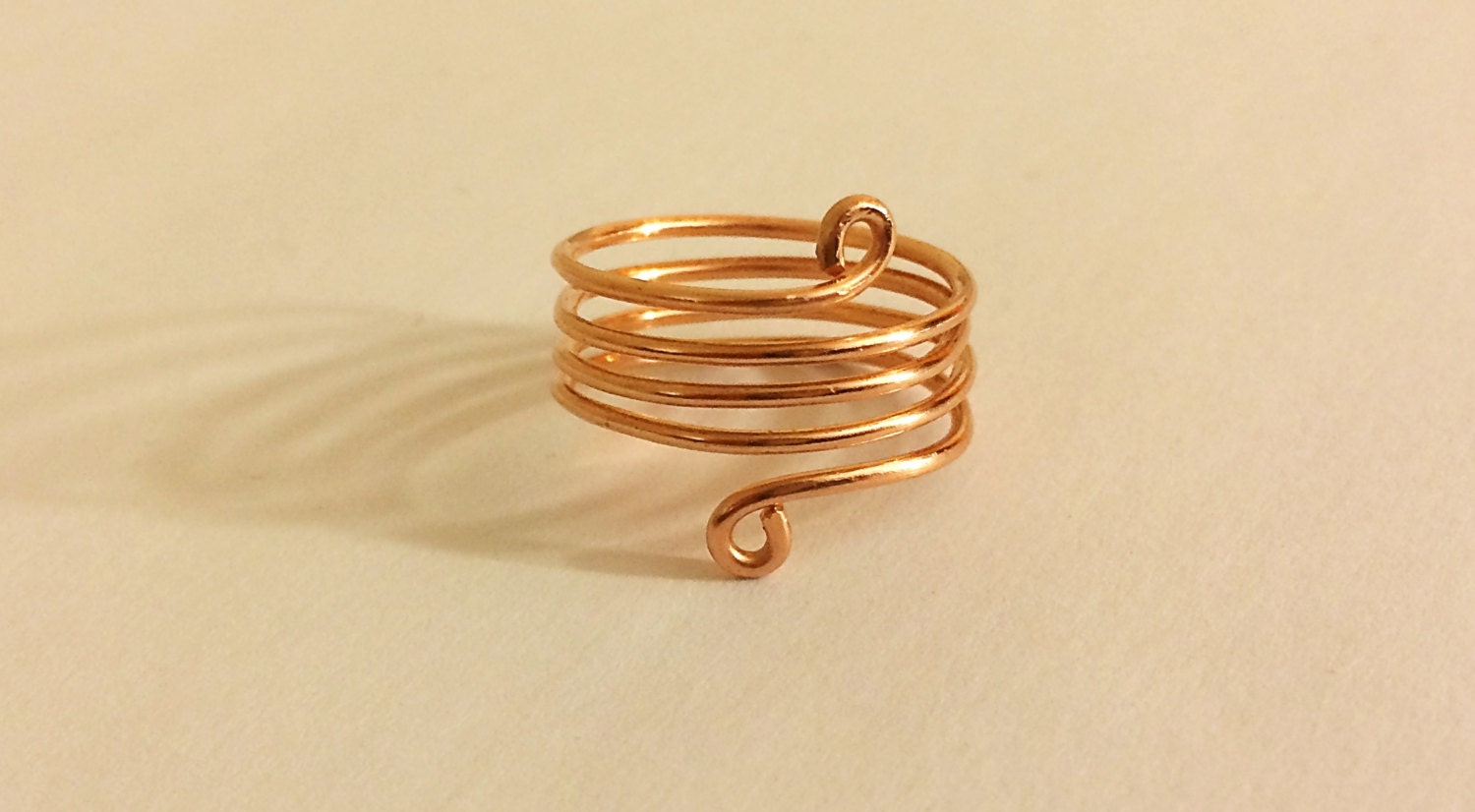 Thumb Ring -coil Ring -14K Gold Fill /rose Gold-filled /sterling Silver ...