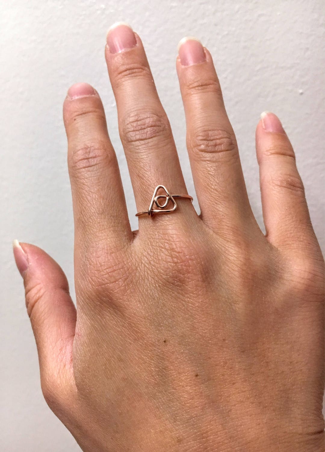 Triforce Ring -legend of Zelda Jewelry -triangle -14K Gold /rose Gold ...