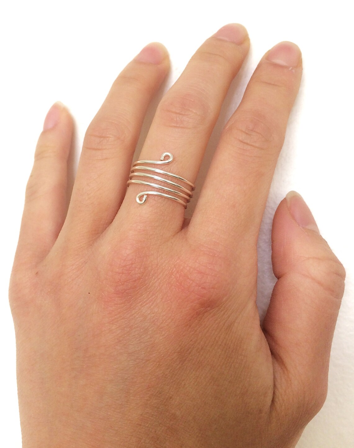 Thumb Ring coil Ring 14K Gold Fill /rose Gold-filled - Etsy