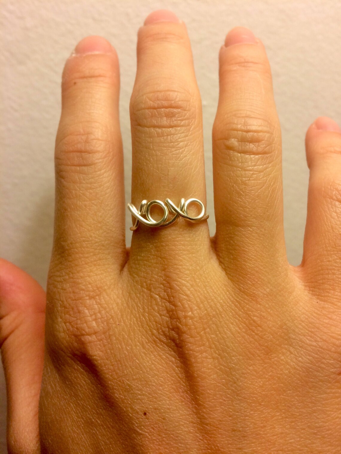 Xoxo Ring 14K Gold /rose Gold-filled /sterling Silver hugs - Etsy