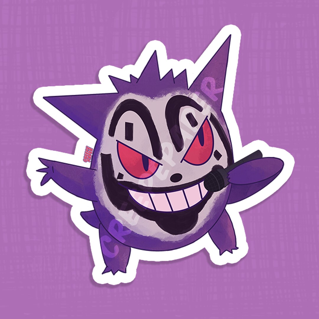 Juggalo Gengar Sticker - Etsy