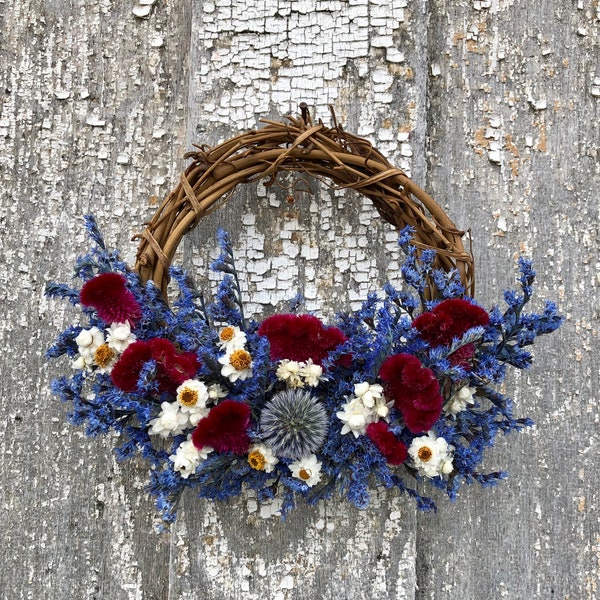 Dried Flower Wreath - Etsy