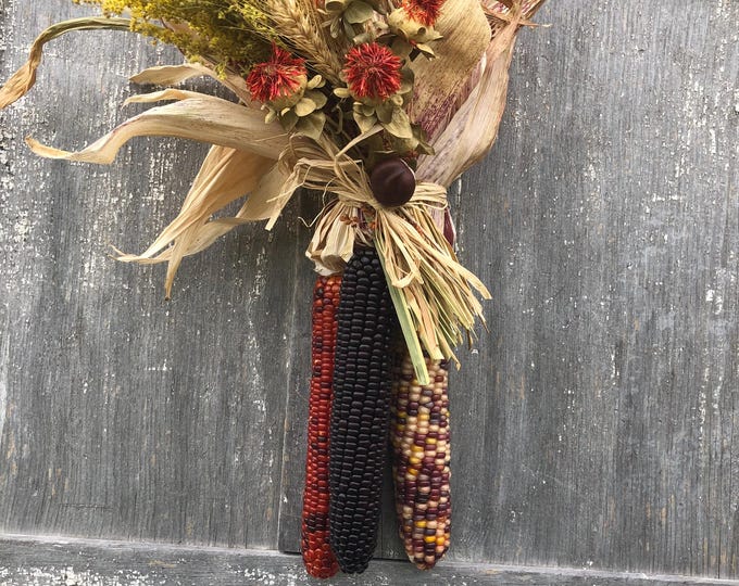 Ornamental Indian Corn Bundle: All Natural Fall Decor - Etsy