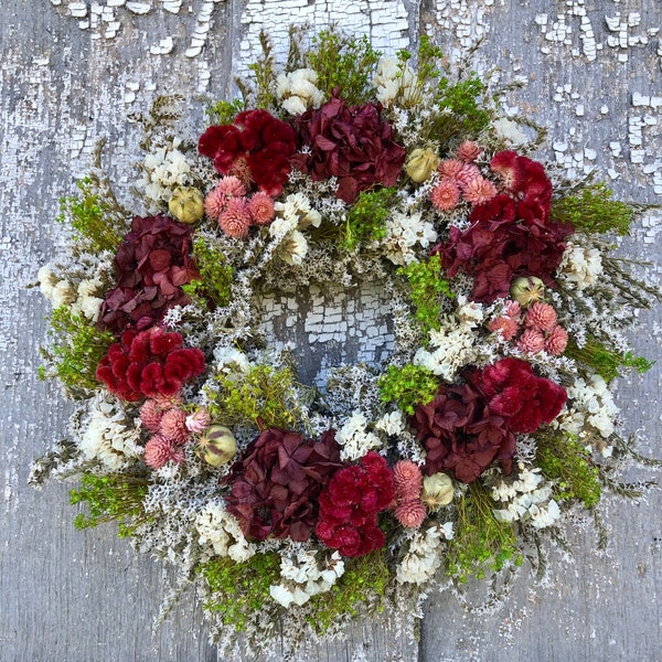 Dried Flower Wreath - Etsy