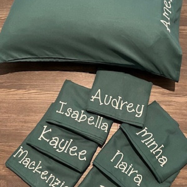 Monogram Pillowcases - Etsy