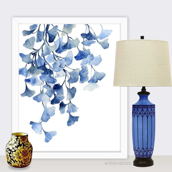 Gingko Leaf Print - Etsy