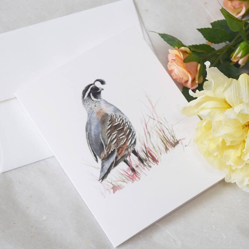 Quail Painting - Etsy