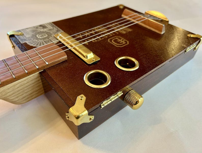 4 String Electric Cigar Box Guitar 2025-17 - Etsy
