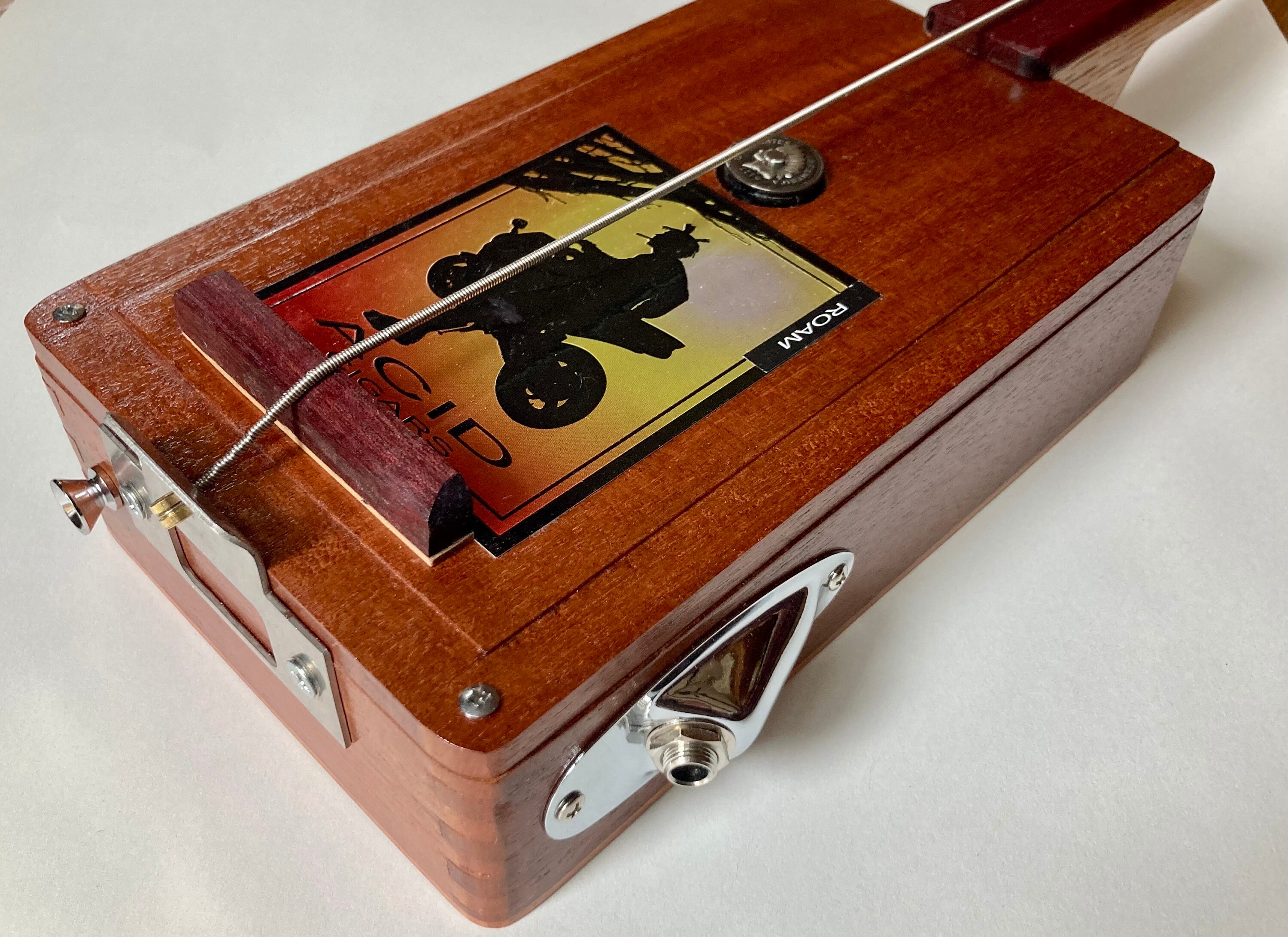 1 String Cigar Box Bass Guitar Diddley Bow - Etsy