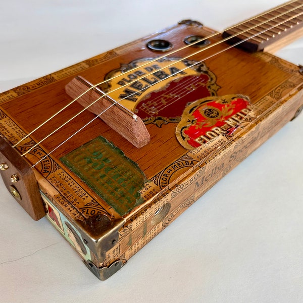 3 String Electric Cigar Box Guitar - Etsy
