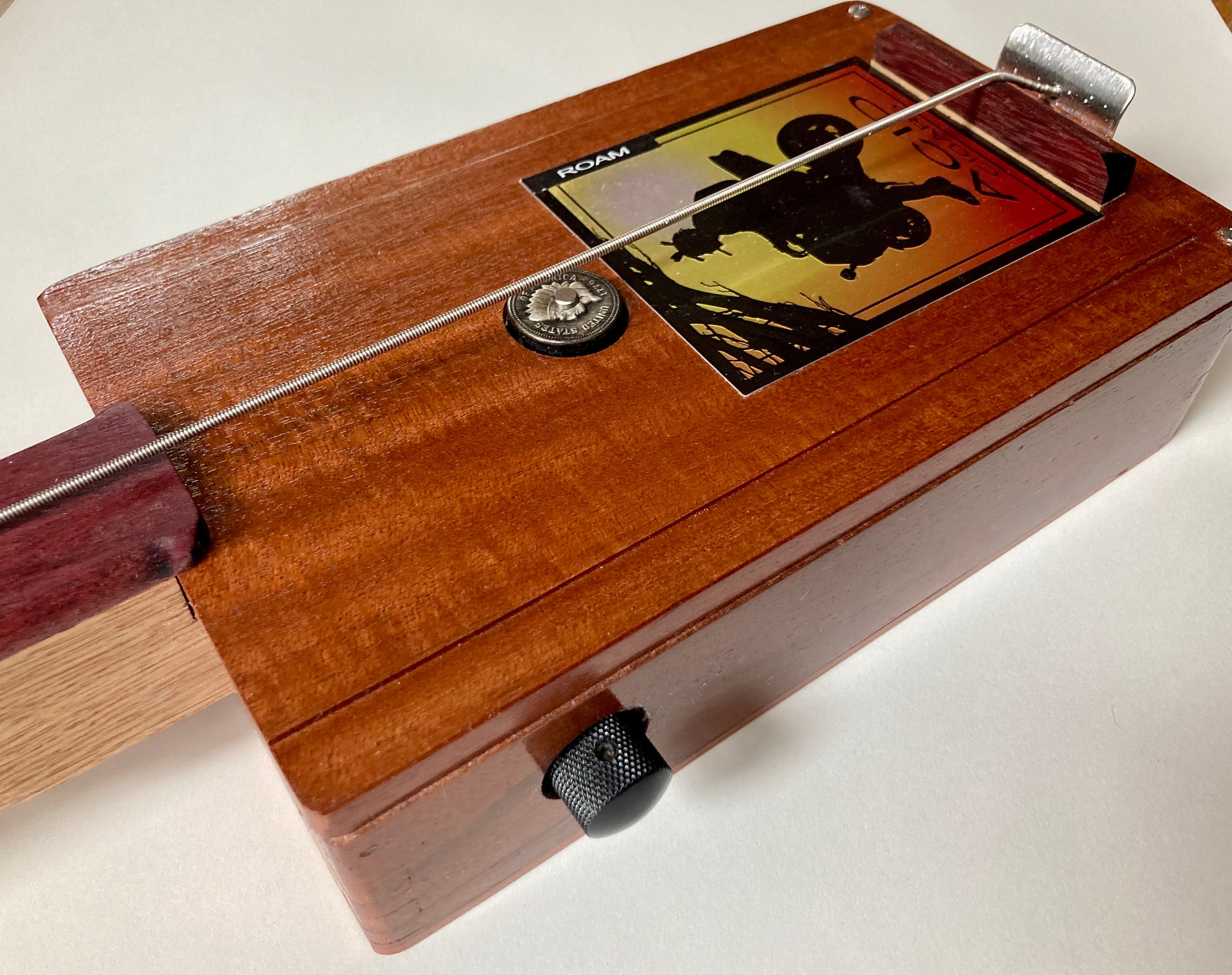1 String Cigar Box Bass Guitar Diddley Bow - Etsy