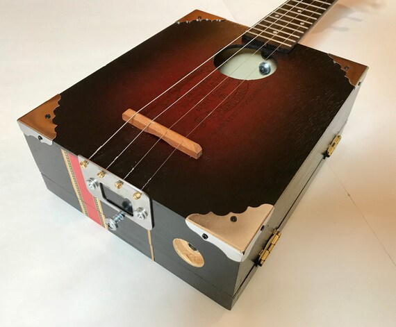 4 String Acoustic Electric Cigar Box Mandolin 2020-6 | Etsy
