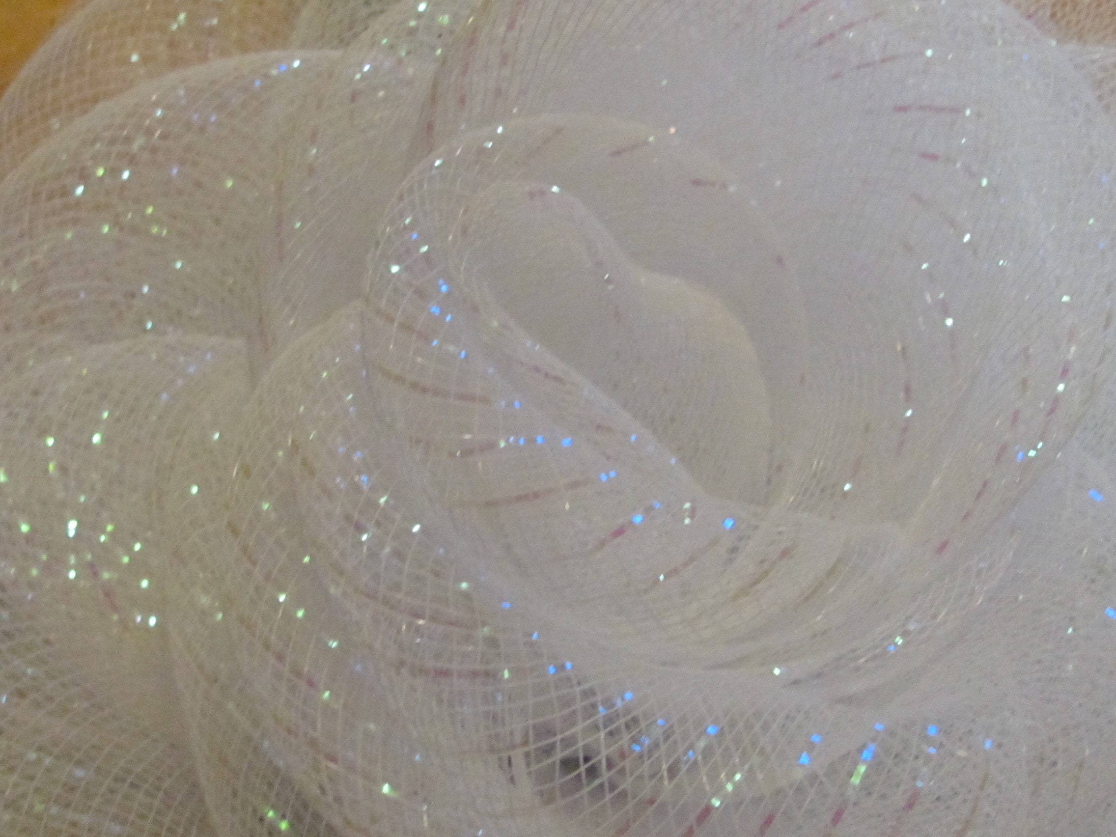 Beautiful Newly Made Deco Mesh White Rose Wreath - Etsy