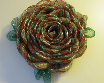 Beautiful Newly Made Deco Mesh White Rose Wreath | Etsy