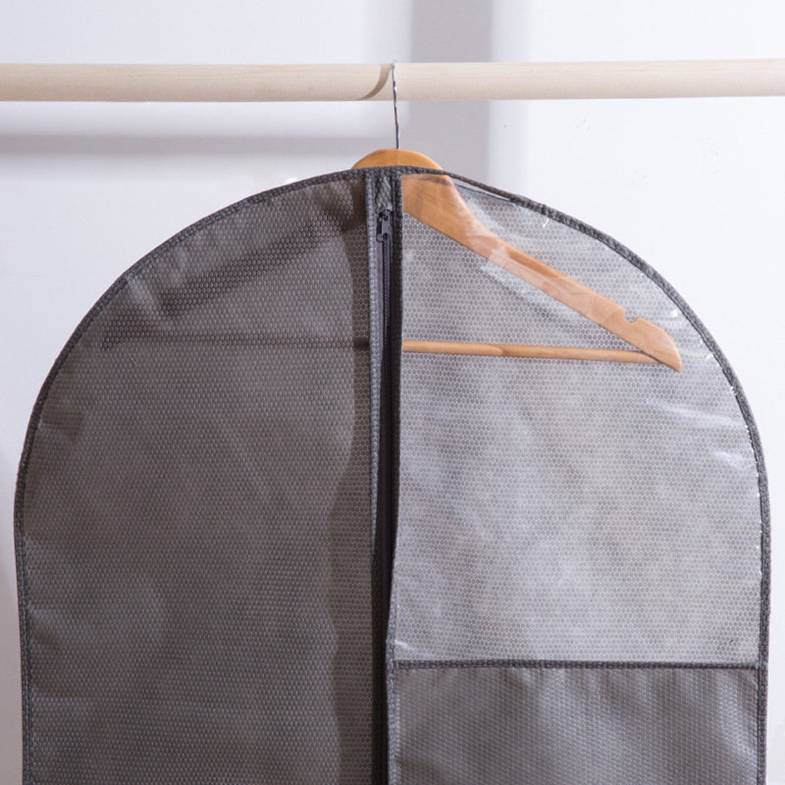 Thickened Garment Cover With Transparent Window Dust Cover - Etsy