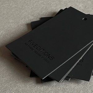 1000 Custom Single Black Hang Tags,tags for Clothing,price Tag,swing ...