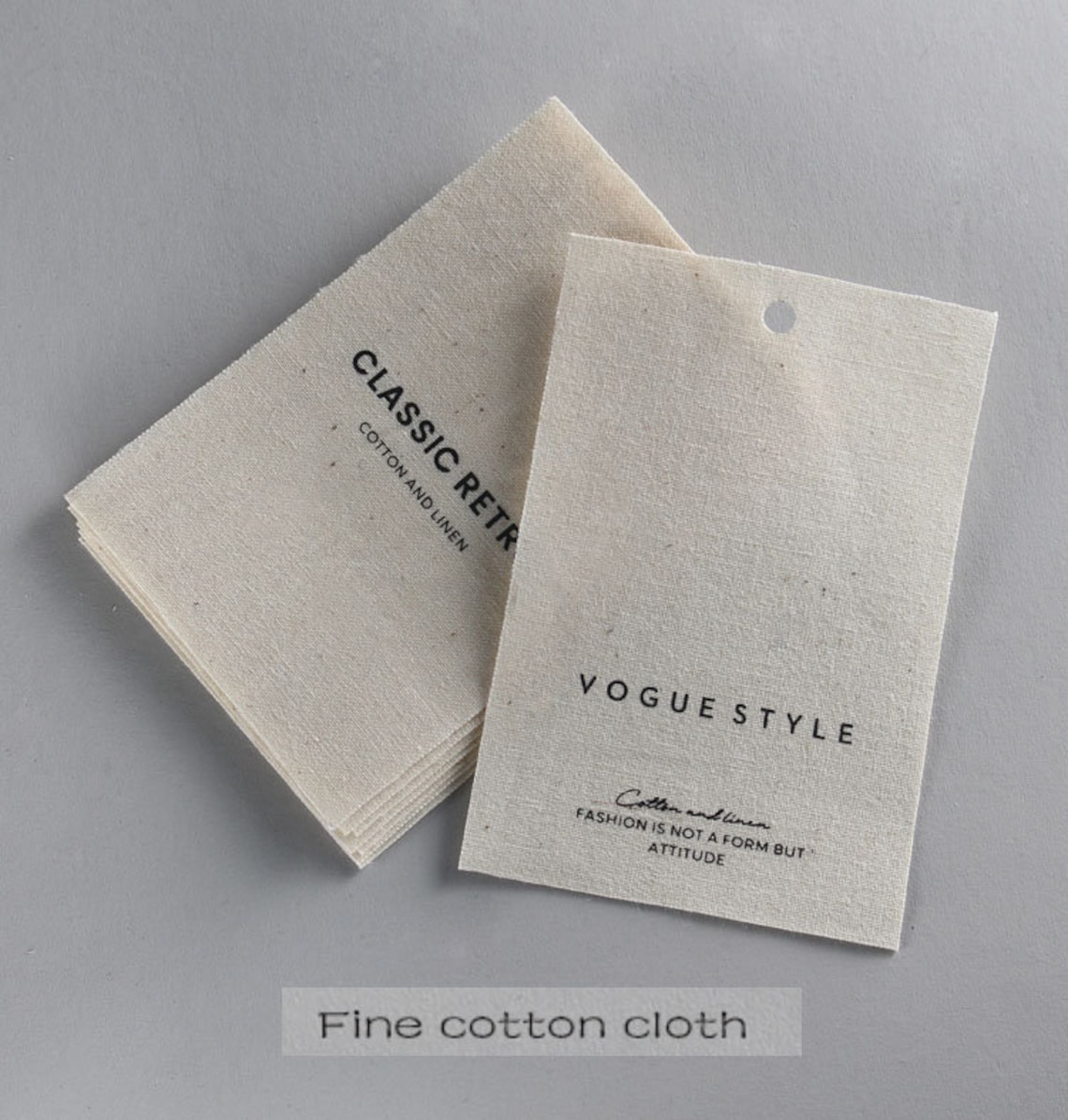 1000 Pcs Custom Cotton Hang Tag Beige / White Cotton Hang - Etsy Canada