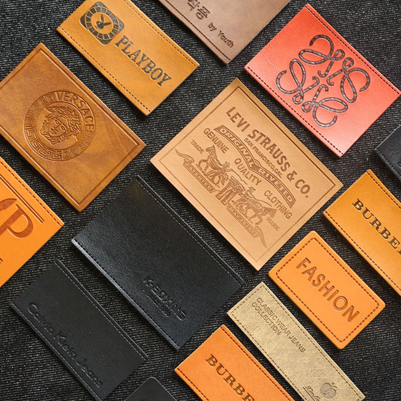 Leather Label - Etsy