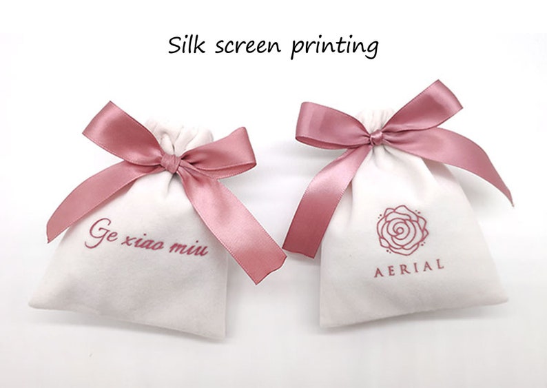 100 Bags Small Plush Velvet Drawstring Ribbon Pouch Pocket - Etsy