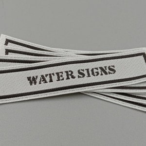 1000 Custom High Quality Soft Collar Labels, Clothing Labels, Folded ...