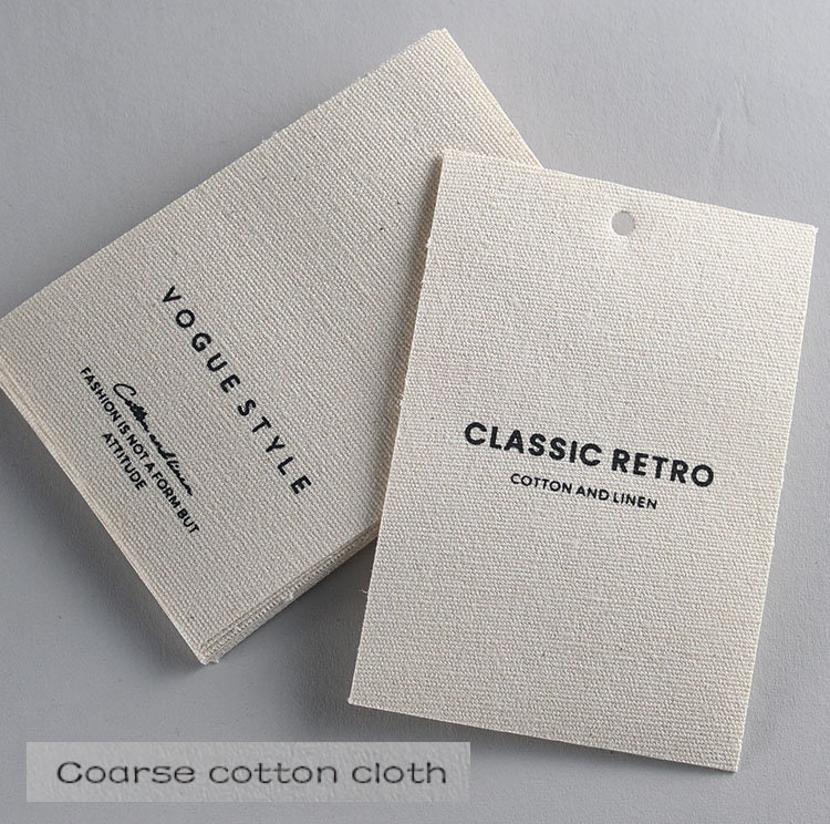 1000 Pcs Custom Cotton Hang Tag Beige / White Cotton Hang - Etsy Canada