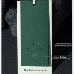 Custom Green Hang Tags | Choose Your Material, Size, Color & Design to ...