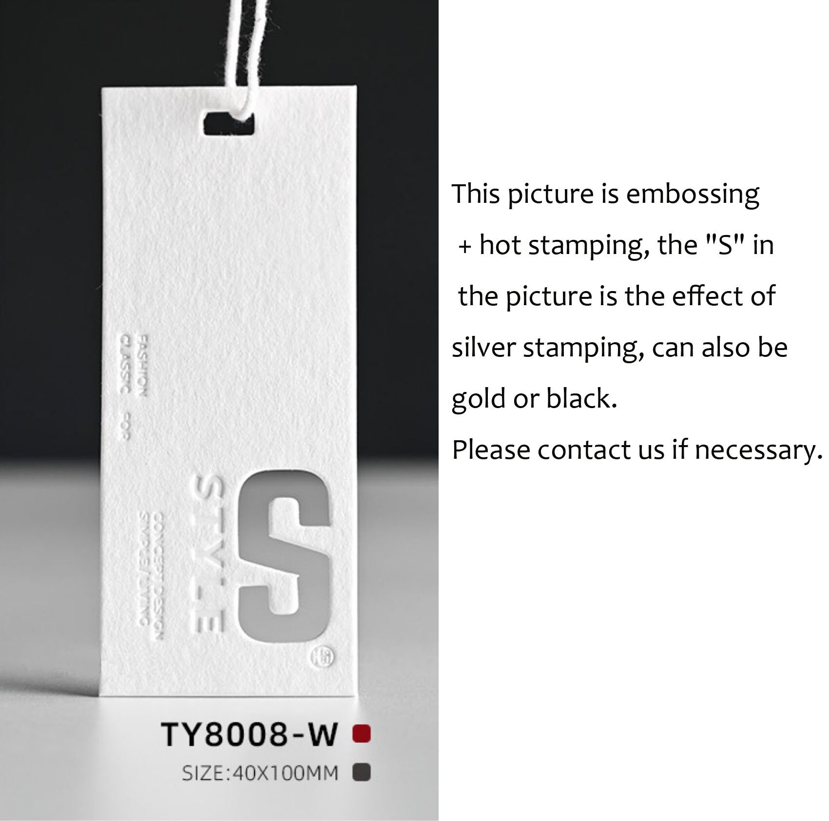 Set of 1000 Customized Hang Tags High-grade Product Tag - Etsy