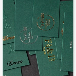Custom Green Hang Tags | Choose Your Material, Size, Color & Design to ...