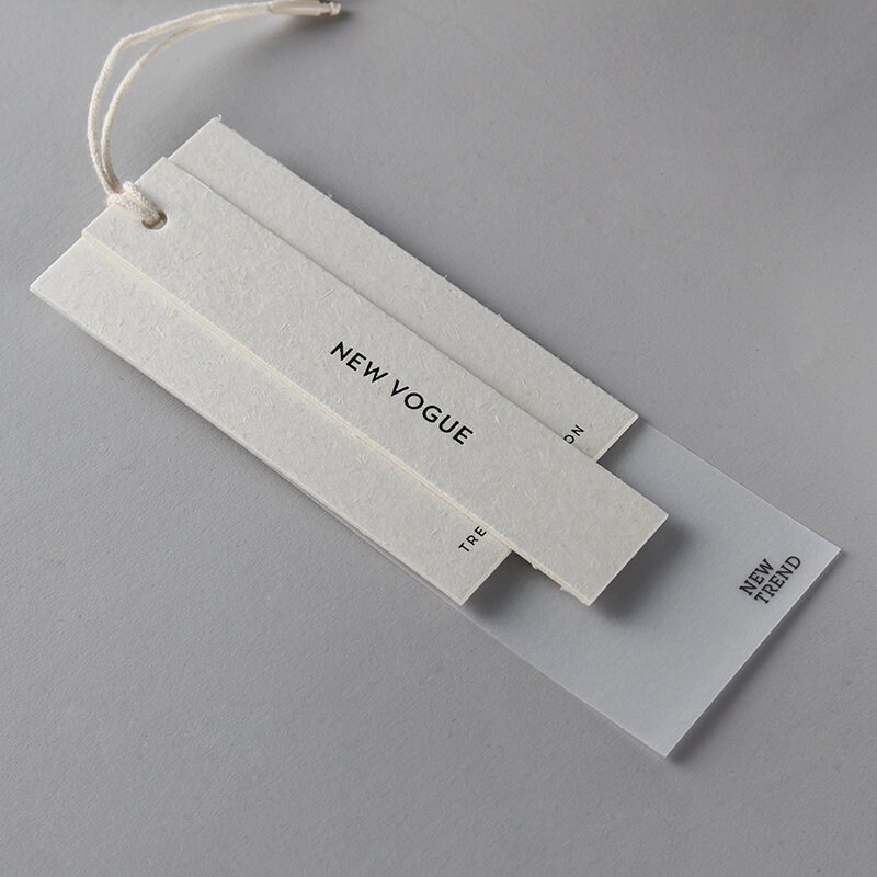 Set of 1000 Custom Hang Tag With String Personalized Paper | Etsy