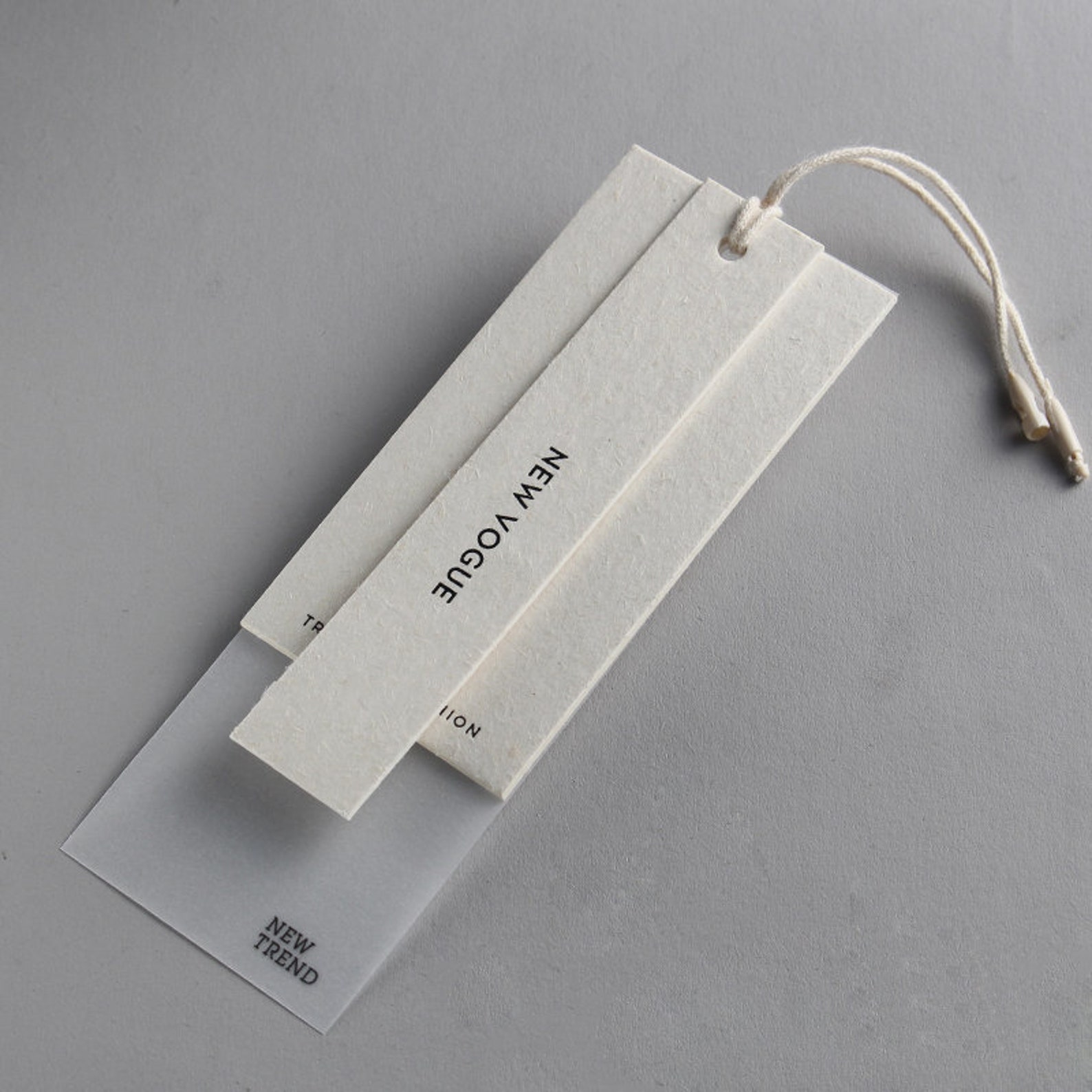 Set of 1000 Custom Hang Tag With String Personalized Paper | Etsy