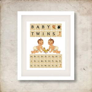 Baby Illustration Nursery Wall Art Printable Paper Dolls Room Decor ...