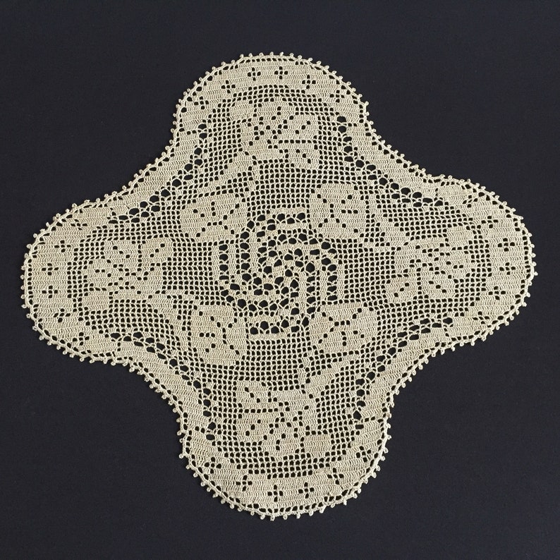 NASTURTIUM Mary Card Designed Crochet Lace Doily (english Chart No 87 ...