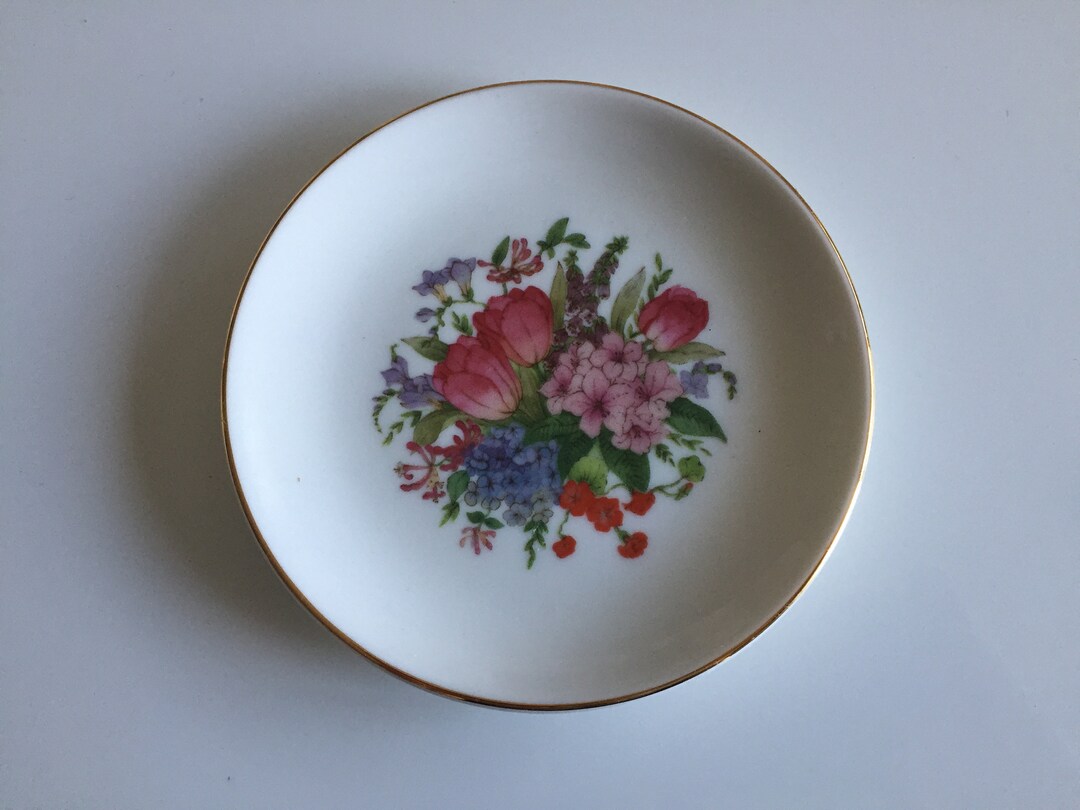 Royal Vale Small Shallow Vintage English Porcelain Ring/trinket Dish ...