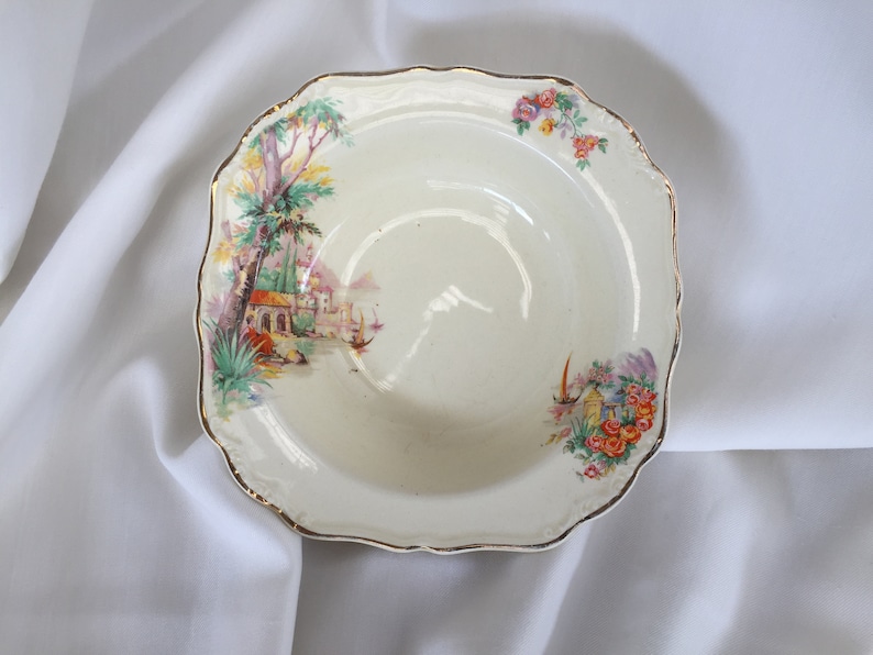 Rare Collectible Vintage J & G Meakin Sunshine 6" Dessert or Cereal ...