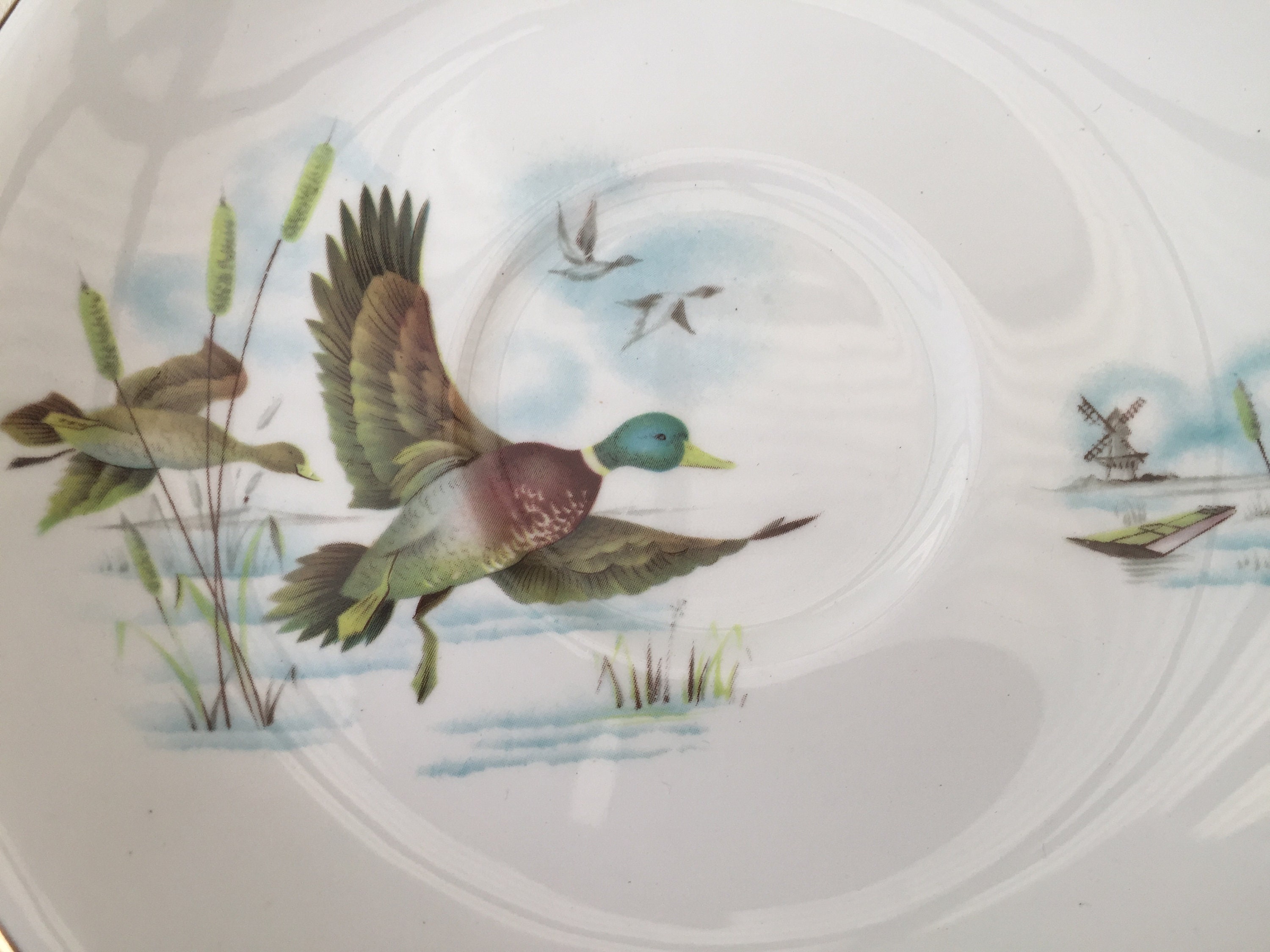 Vintage Alfred Meakin Mallard Duck Pattern Glo White Orphan | Etsy