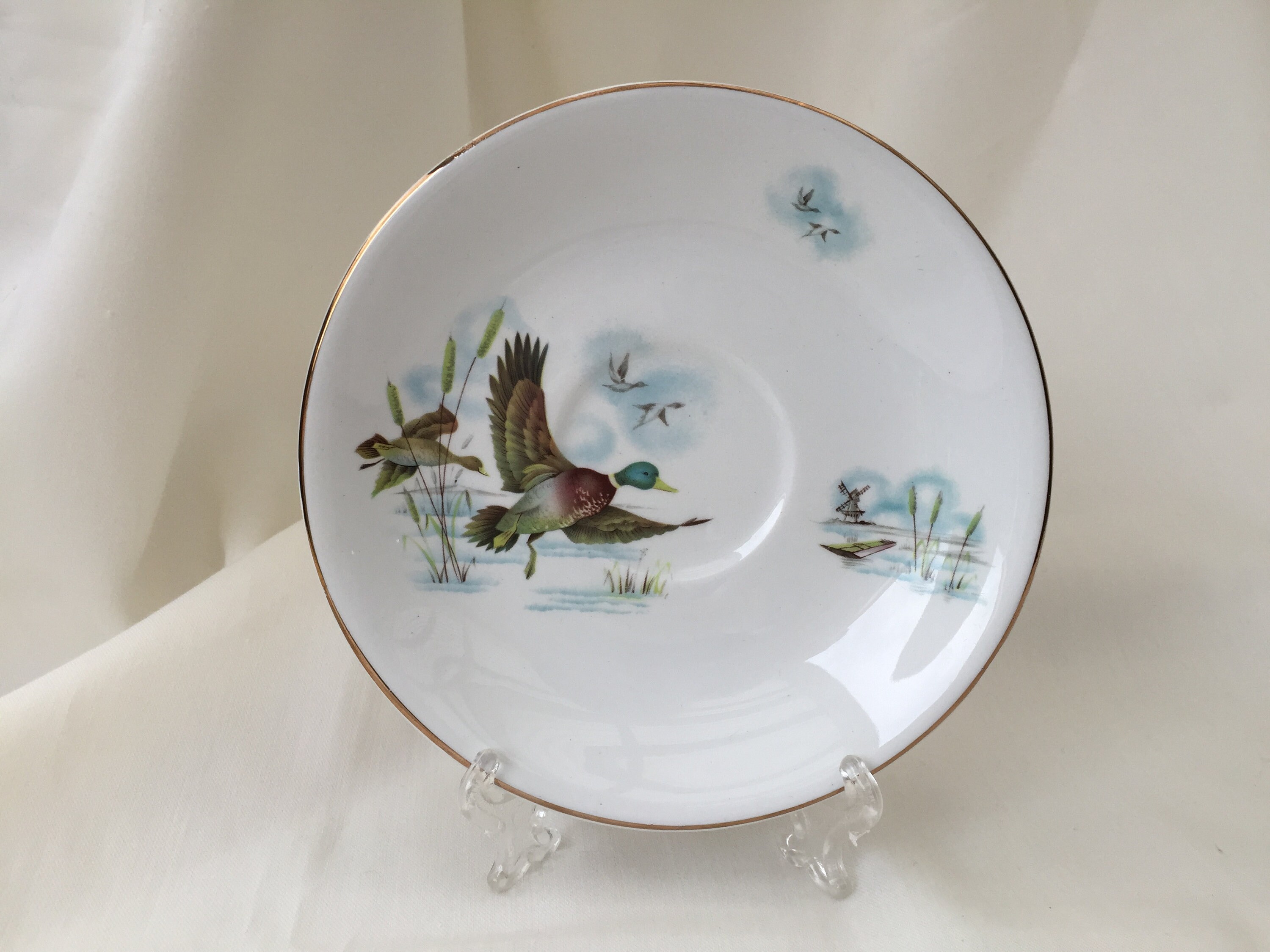 Vintage Alfred Meakin Mallard Duck Pattern Glo White Orphan | Etsy