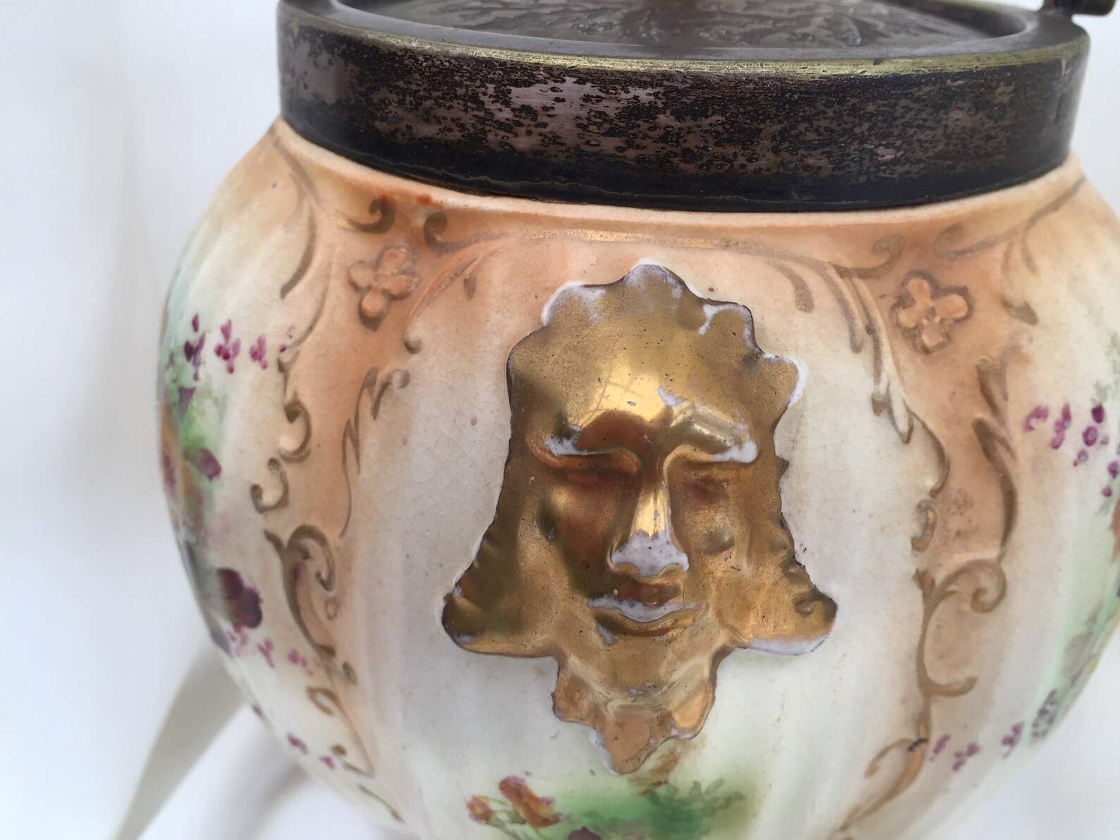 Art Deco Vintage Crown Devon S. Fielding Hand Painted Gold | Etsy