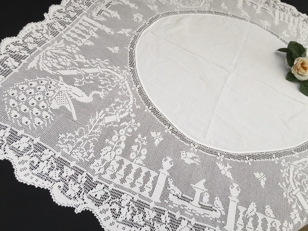 Mary Card "the Garden" Chart No. 68 Crochet Lace and Irish Linen ...
