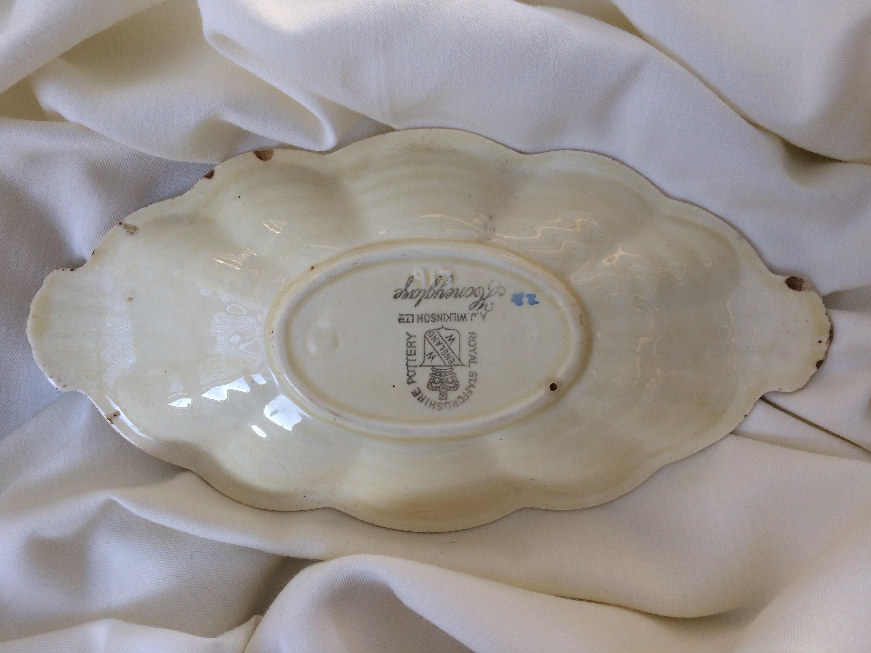 A J Wilkinson Pottery England Vintage Oval Dish. A J Wilkinson | Etsy