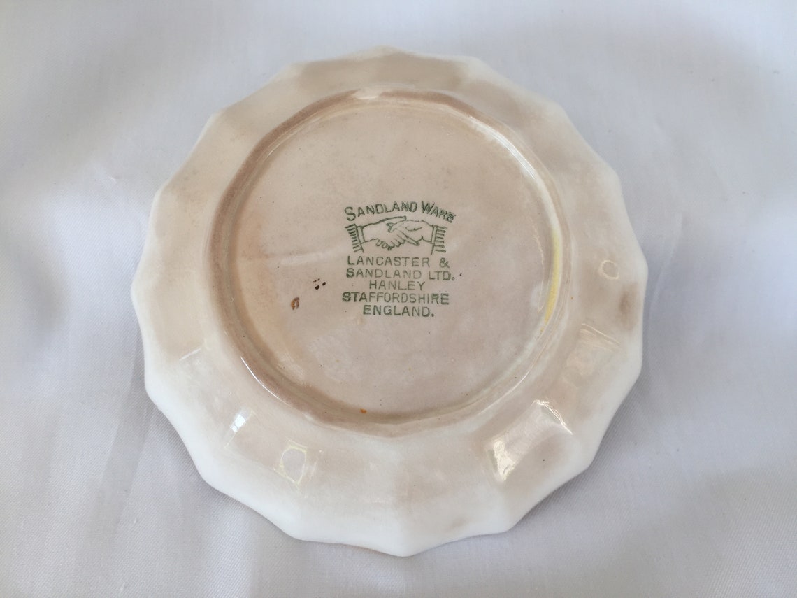 Vintage Lancaster & Sandland Hanley Ltd. Trinket Dish Dish With Old ...