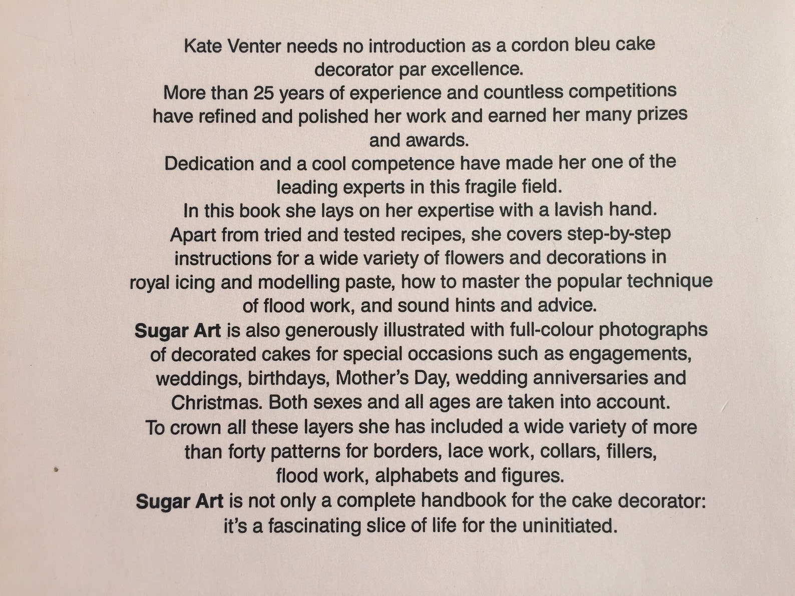 KATE VENTER Sugar Art Vintage Reference Book for Cake Decorators - Etsy