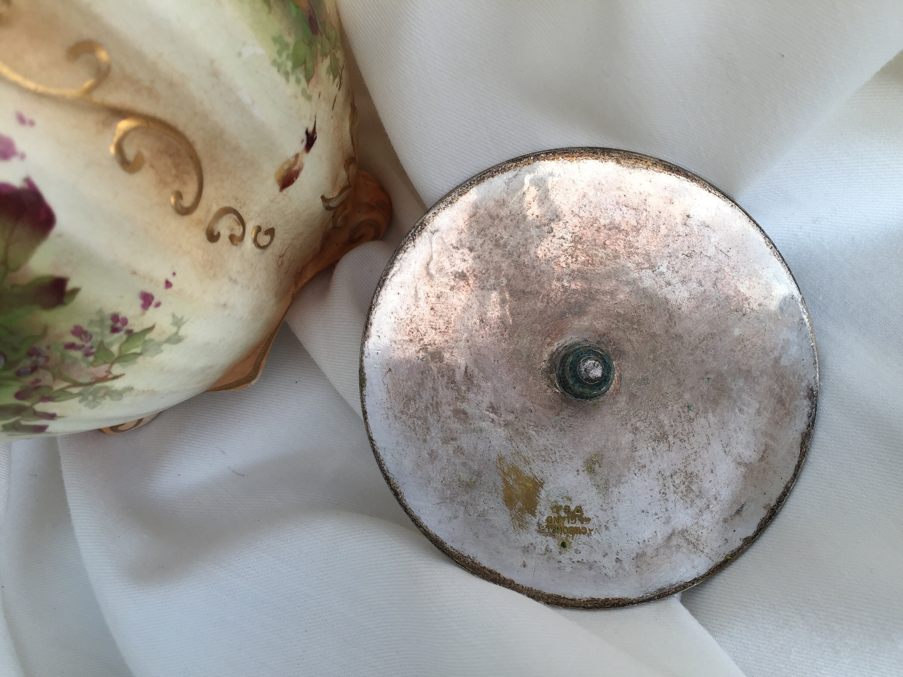 Art Deco Vintage Crown Devon S. Fielding Hand Painted Gold | Etsy