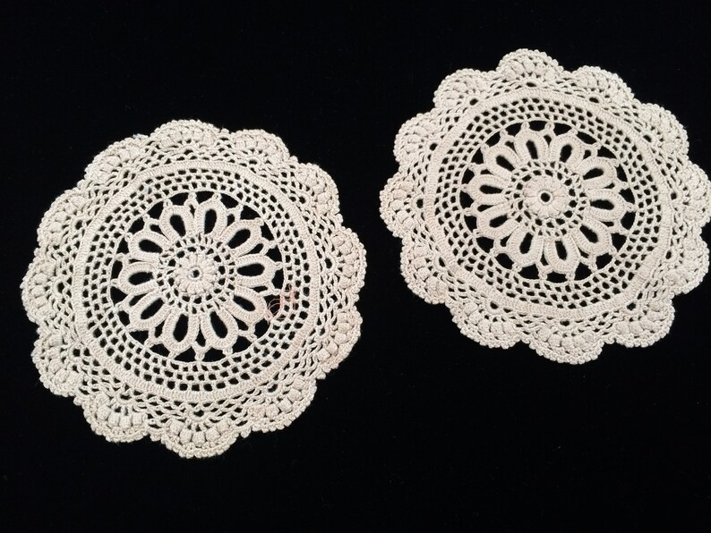 Doilies Home Décor Fish Shaped White Vintage Crocheted Lace Doily ...