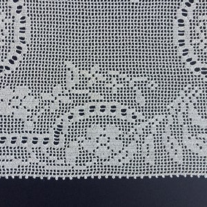 Mary Card "jasmine Set" Square Filet Crochet Doily (design Published in ...