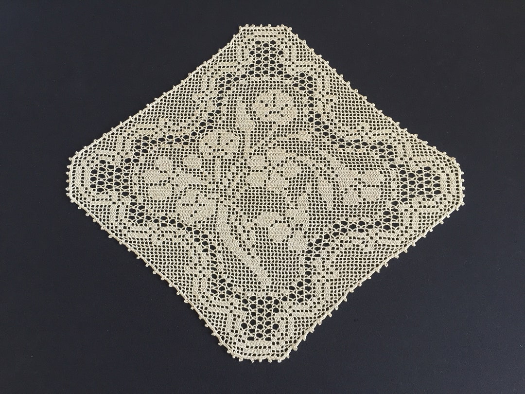 NASTURTIUM Mary Card Designed Crochet Lace Doily (english Chart No 87 ...